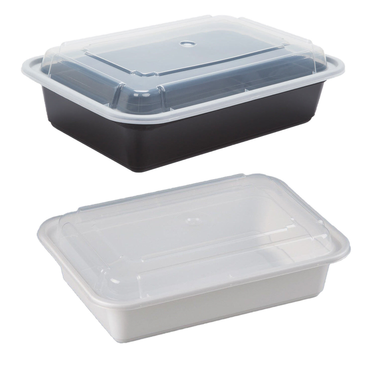 100 Pack 38 Oz Meal Prep Containers Reusable Food Storage Disposable ...