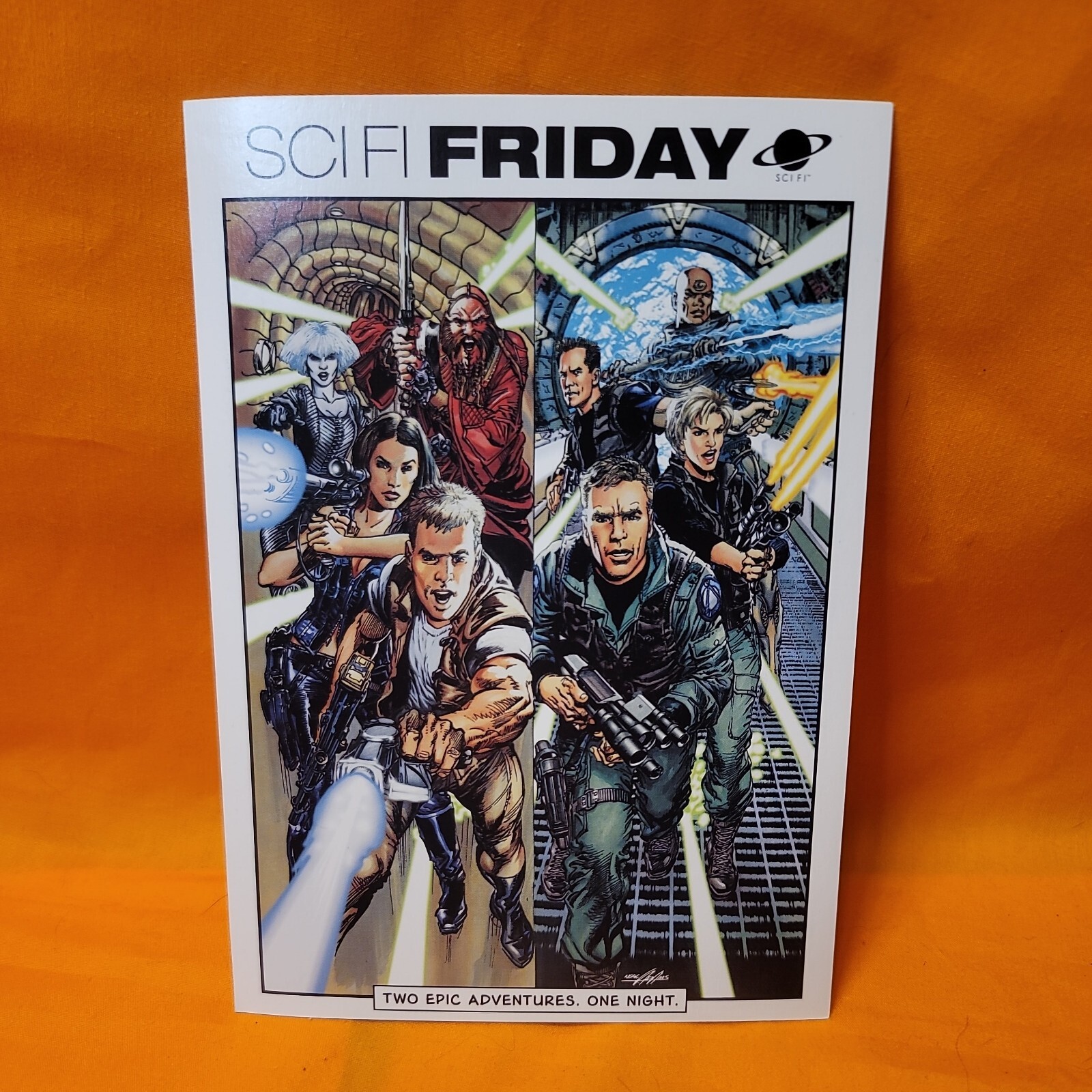 Stargate Sg-1/Farscape TV Series Sci Fi Channel Promo Card/Flyer Neal ...