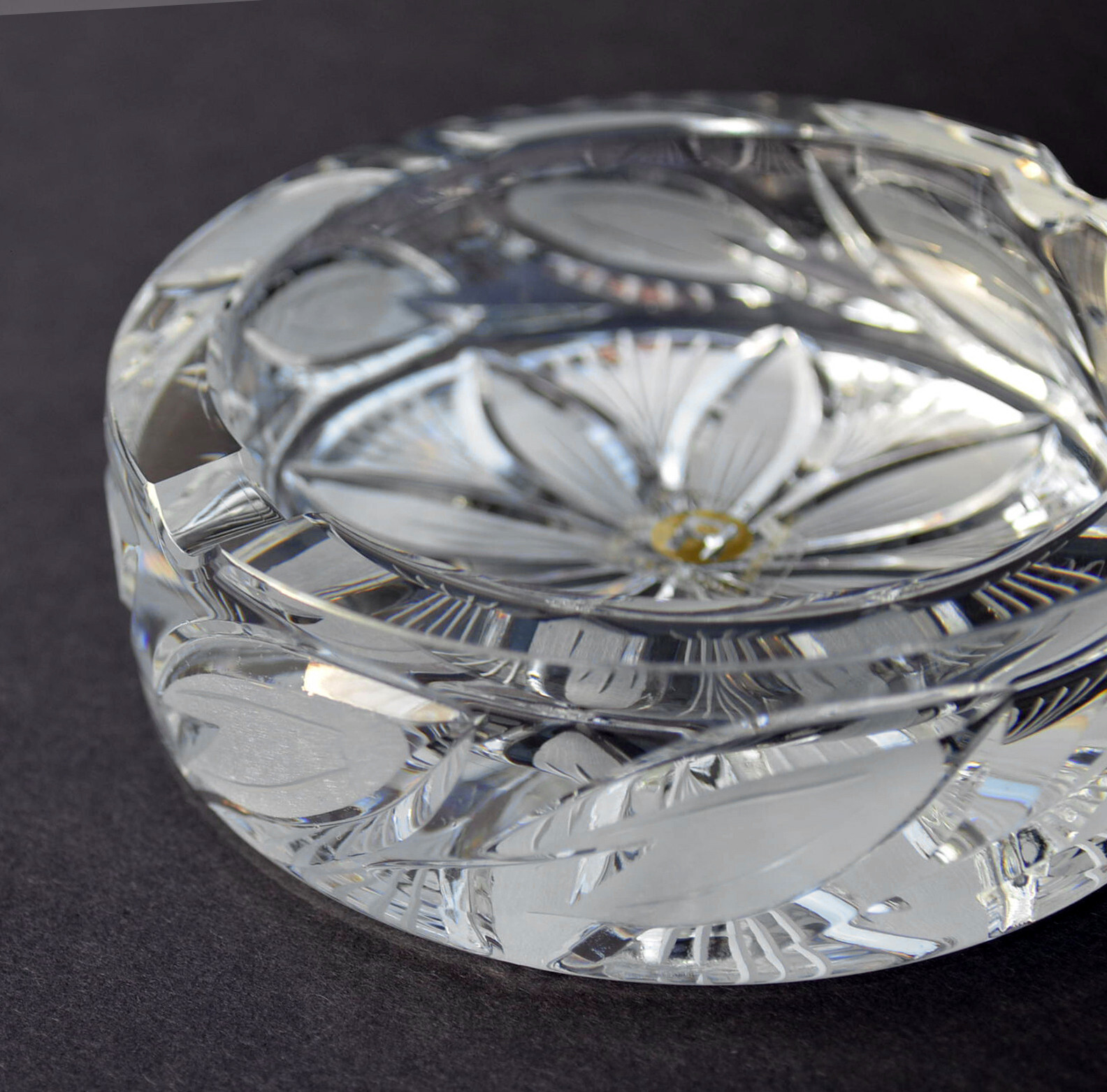 Vintage Rogaska Crystal Ashtray, Hand-Made (Boris Kidric Collection ...