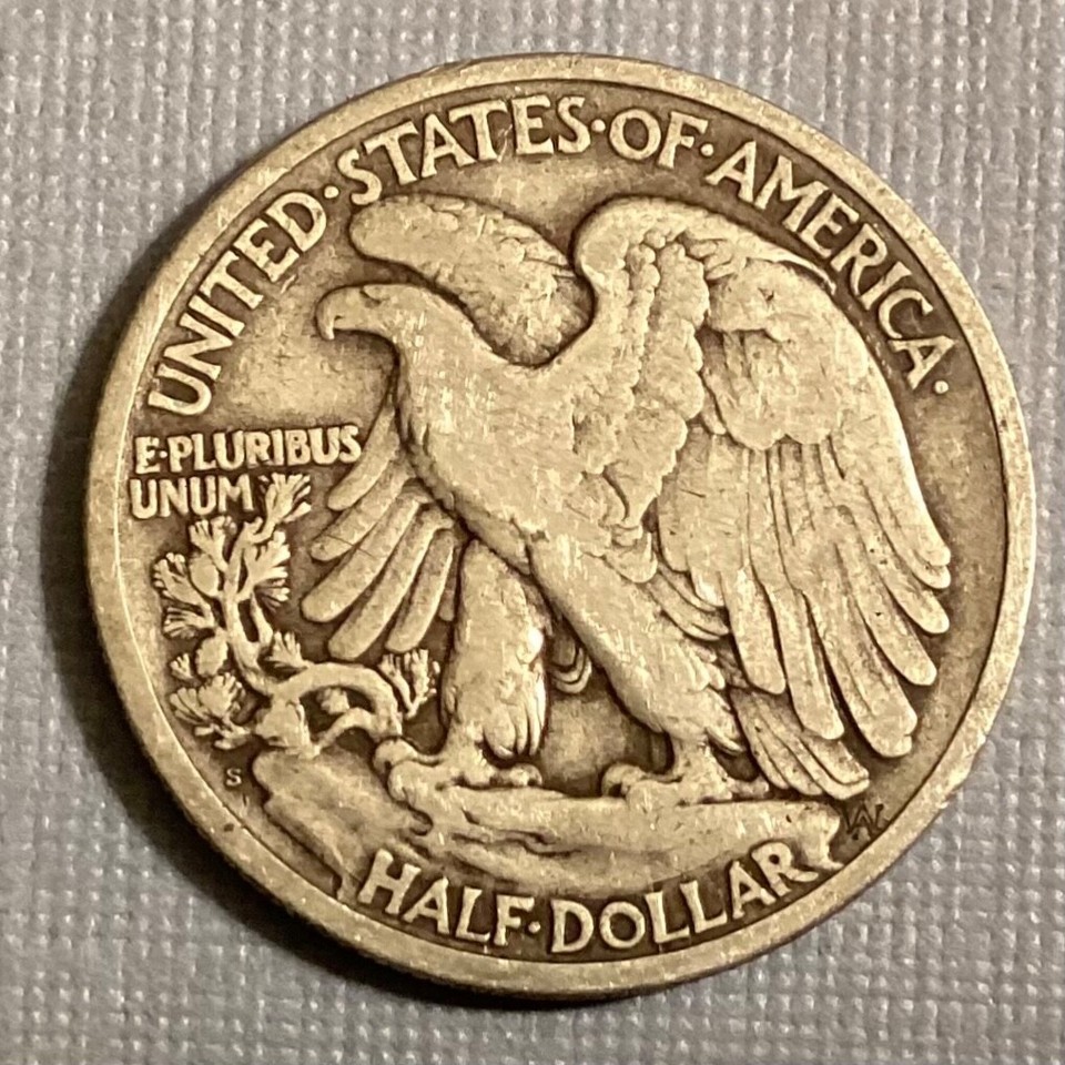 1921 S Walking Liberty Half Dollar cd - | eBay