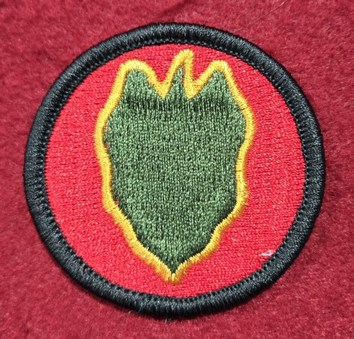 US Army 24TH Infantry Division Full Color Merrowed Edge Patch | eBay