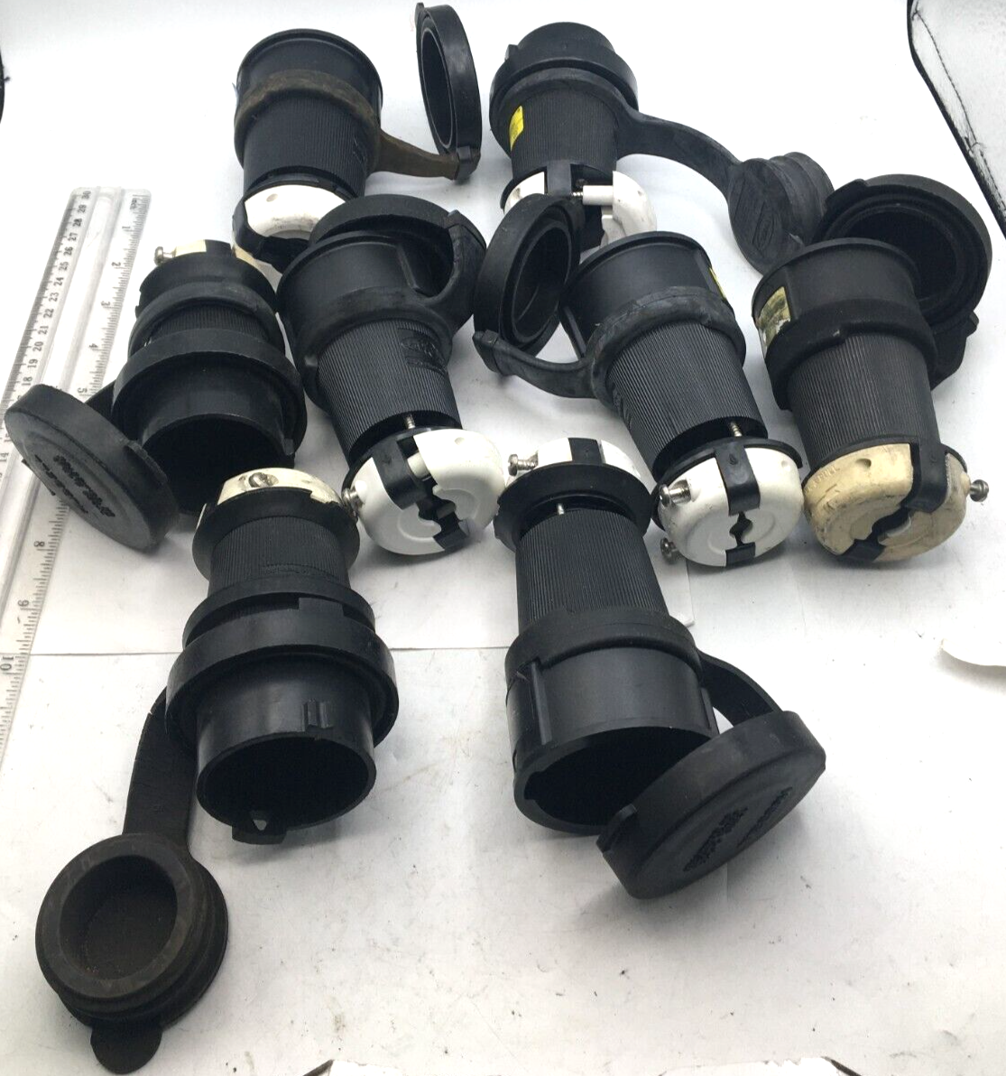 Hubbell Lot of 8 Watertight Safety Shroud W/O Plug HBL2313SW, 2513SW ...