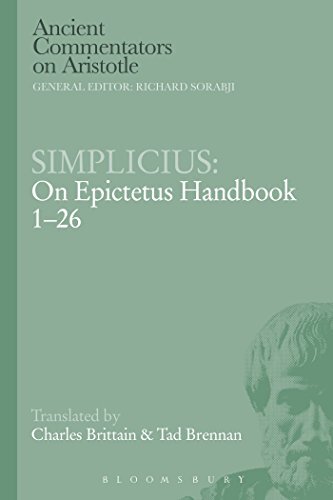 Simplicius: On Epictetus Handbook 1-26 9781472558060| eBay