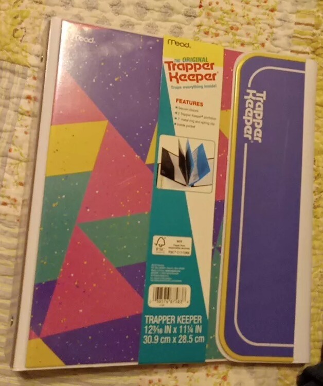 NEW, NOT OLD-2022- MEAD The Original Trapper Keeper School Binder Retro ...