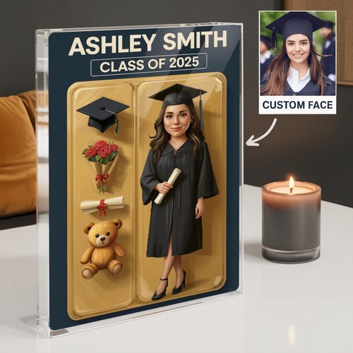 Personalized 3D Effect Graduation Action Figure Pack Packaging ...