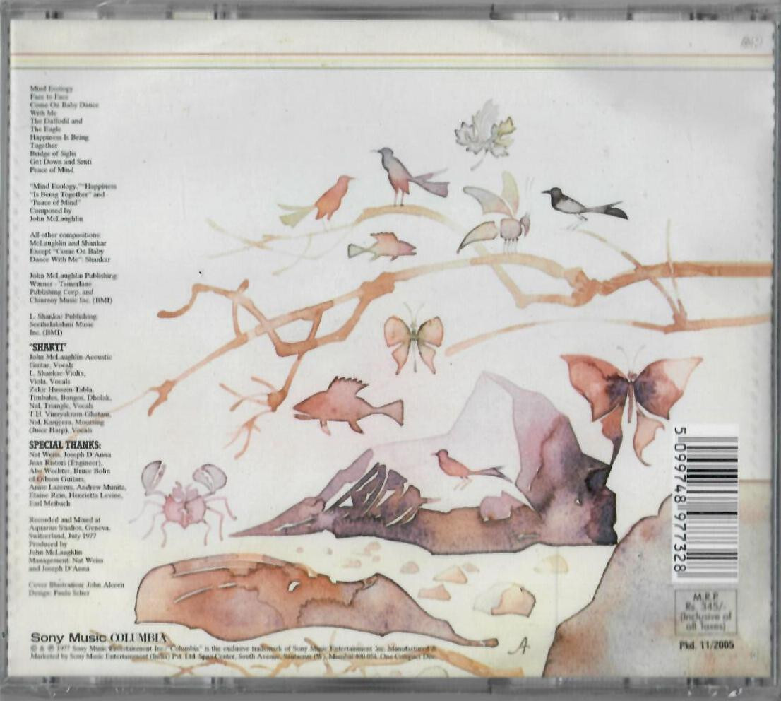 Shakti With John Mc Laughlin Natural Elements CD 4897732 - BRAND NEW ...