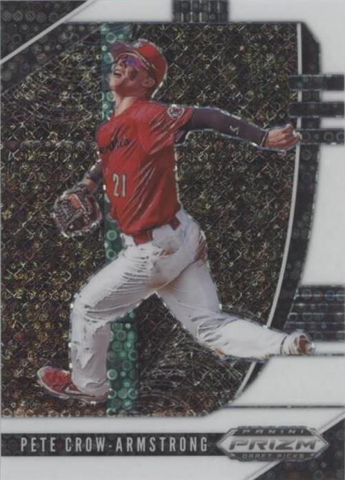 2020 Panini Prizm Draft Picks - Pete Crow-Armstrong #PDP19 White Donut ...