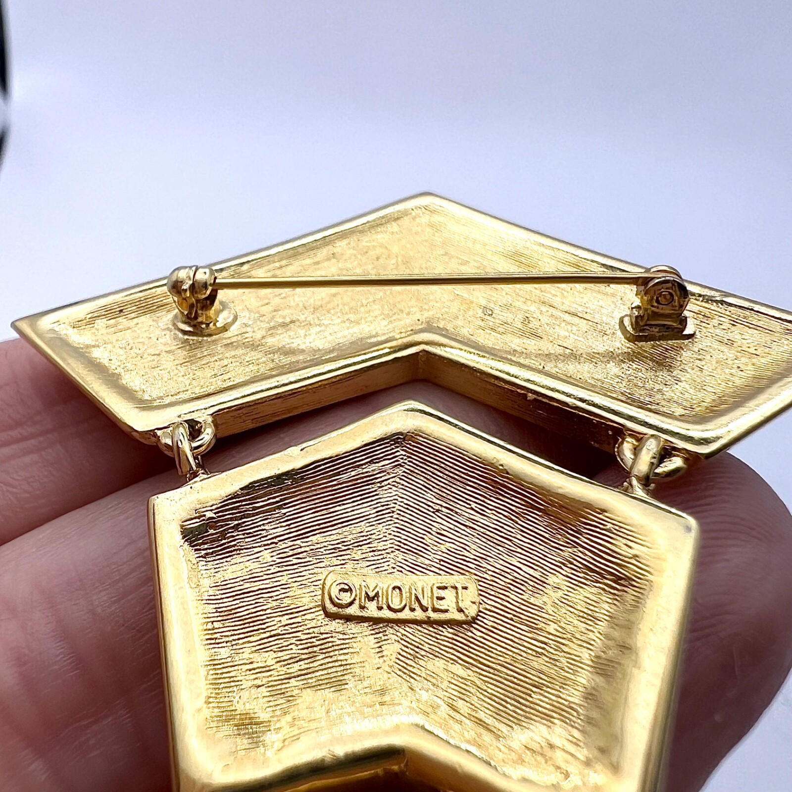 VERY RARE Limited Edition MONET Huge Enamel 1980’s Ru… - Gem
