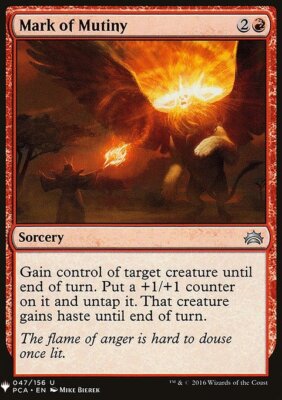 MTG Magic the Gathering Mark of Mutiny (1009/1703) Mystery Booster LP ...