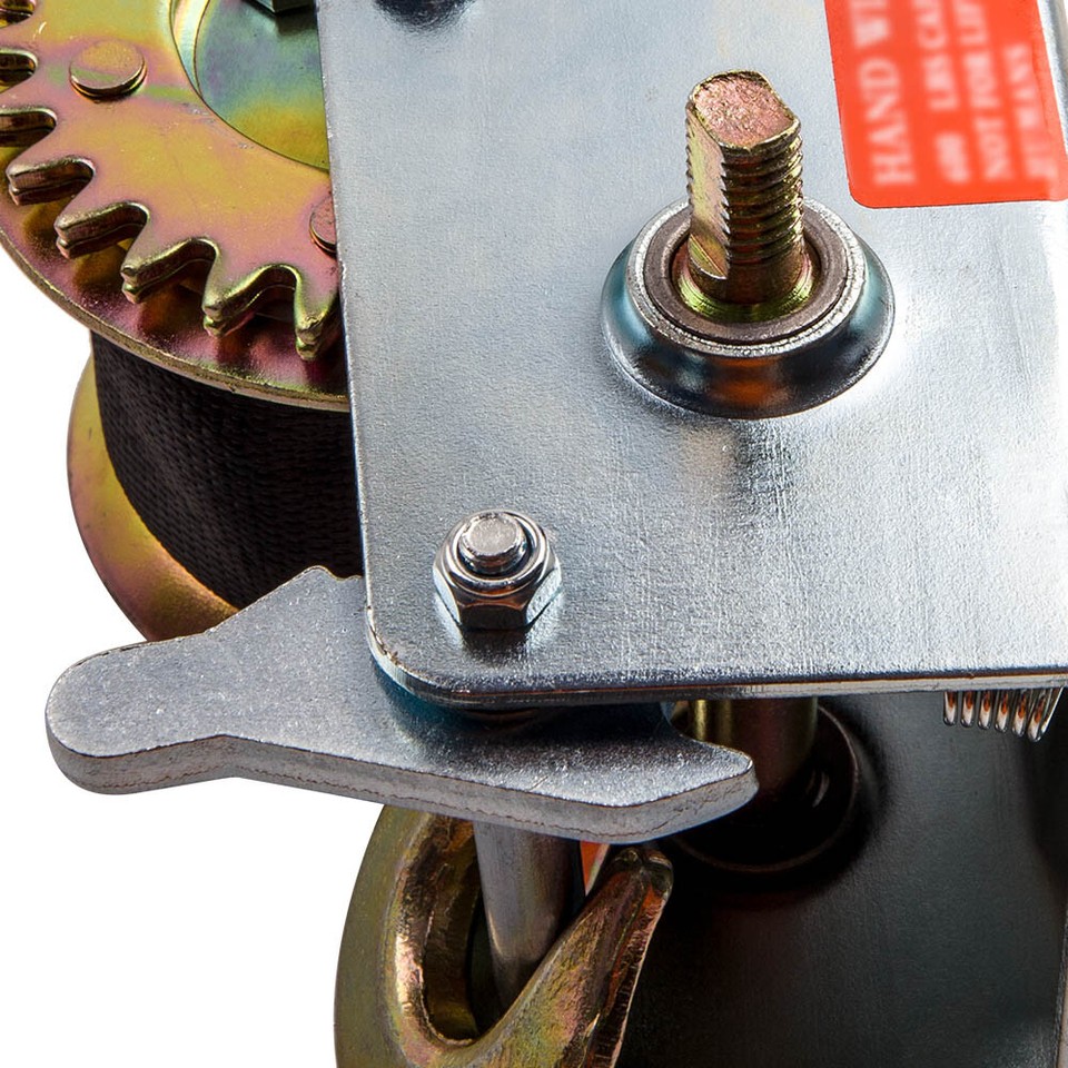 600lb. Steel Cable Hand Winch Crank Gear Winch for ATV Boat Trailer ...
