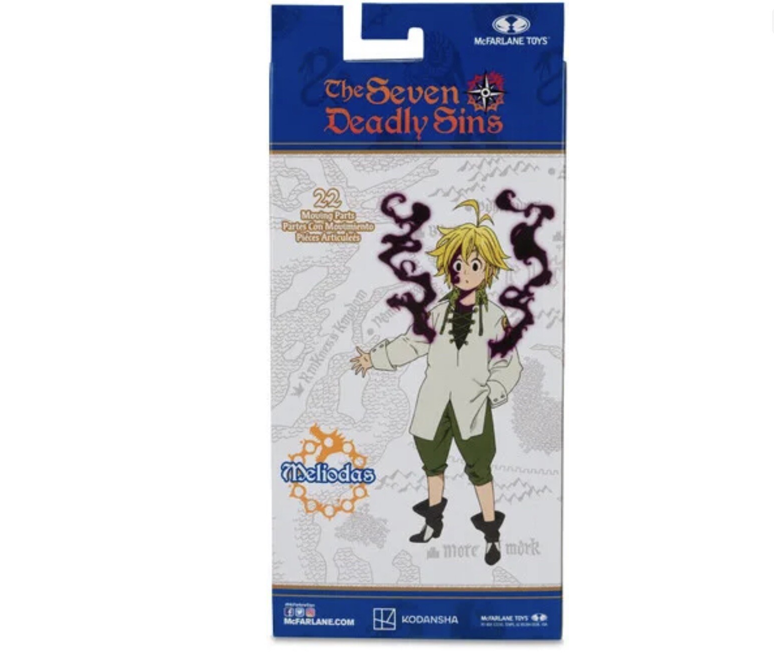The Seven Deadly Sins McFarlane Toys 7” Action Figure Meliodas Demon ...