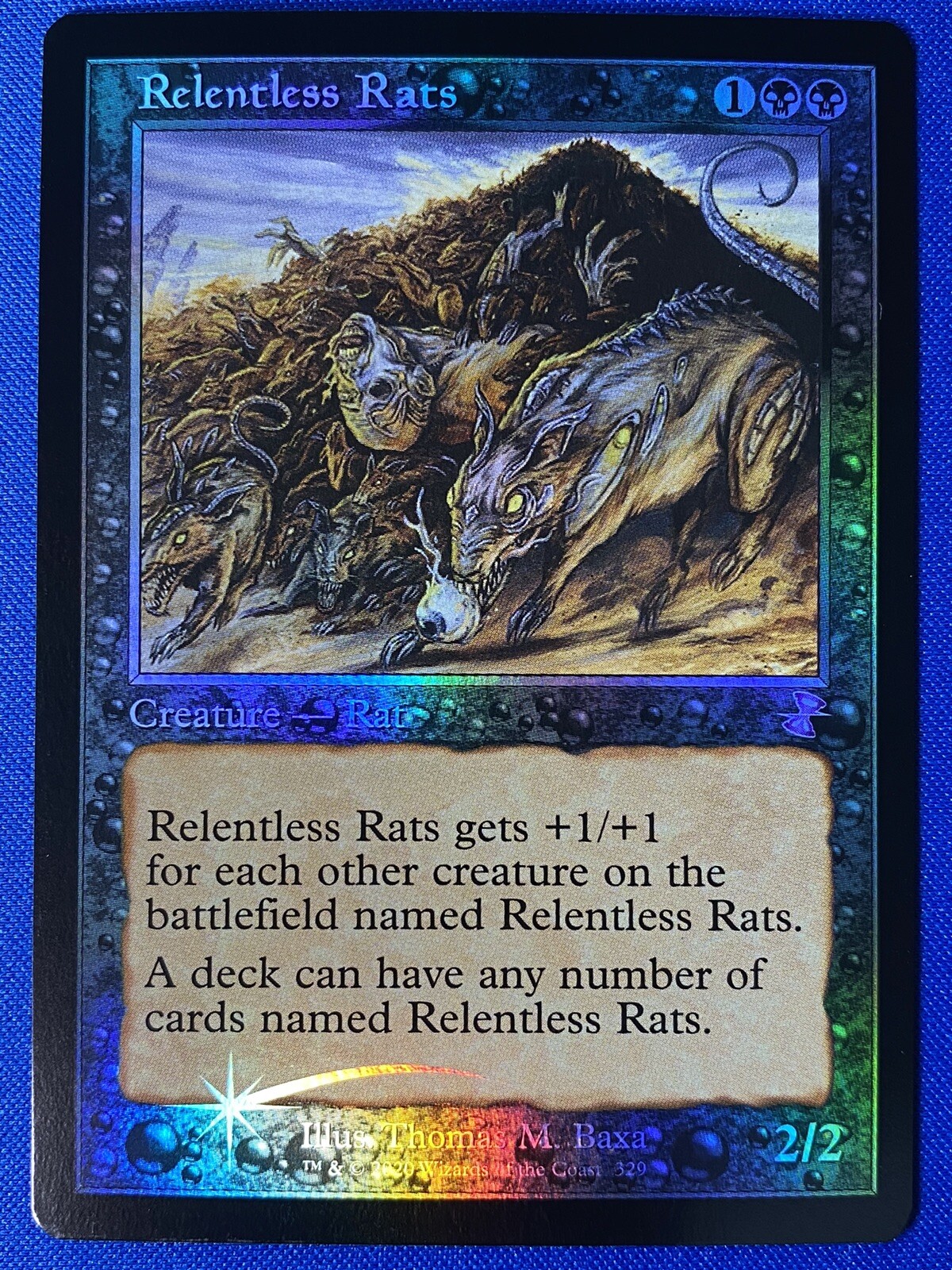 Relentless Rats - Foil - Time Spiral Remastered - Timeshifted - MTG ...