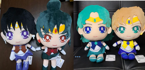 Sailor Moon Big Plush Doll Sailor Neptune & Uranus & saturn & pluto set ...