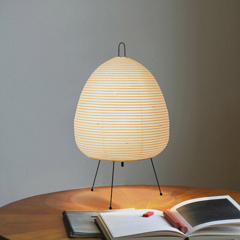 Japanese Rice Paper Table Lamps Akari Noguchi Yong Desk Lamp Bedroom ...