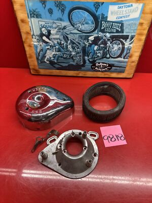 S&S Cycle Evo Carb Backing Plate Tear Drop Air Cleaner Enrichiner Carb ...