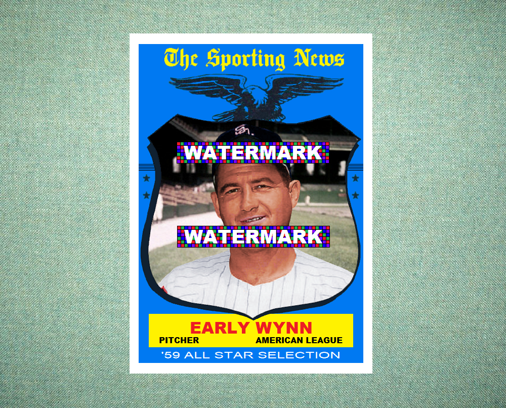 Early Wynn All Star Chicago White Sox 1959 Style Custom Baseball Art ...