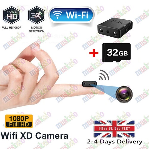 Mini Surveillance Camera Wifi Micro IP Home Security Cam HD 1080P Night ...