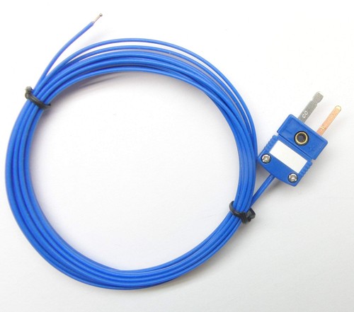 T-Type Thermocouple Type-T PFA-Insulated Probe Mini Connector Exposed ...
