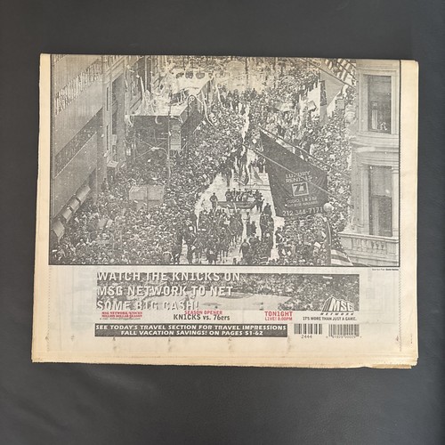 New York Post Oct 31 2000 Three Cheers Yankees Parade Special Newspaper ...