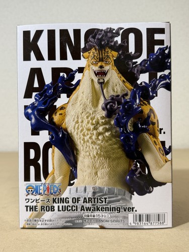 One Piece KING OF ARTIST The Rob Lucci Awakening ver. Figure Banpresto ...