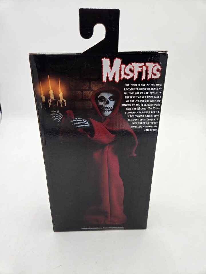 NECA Misfits 8" Action Figure Red The Fiend w/ Robe Retro NIB New Punk ...