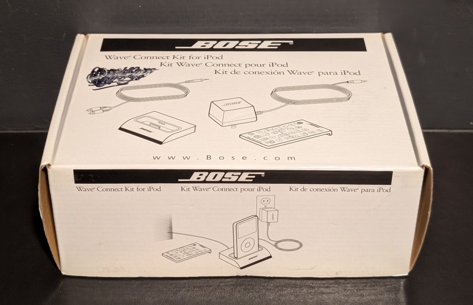 BOSE Wave Connect Kit For iPod & Remote 315527-0010 - New Open Box | eBay