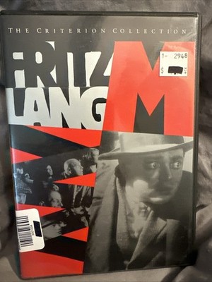M The Criterion Collection DVD 1998 Fritz Lang B&W German w/Subtitles ...