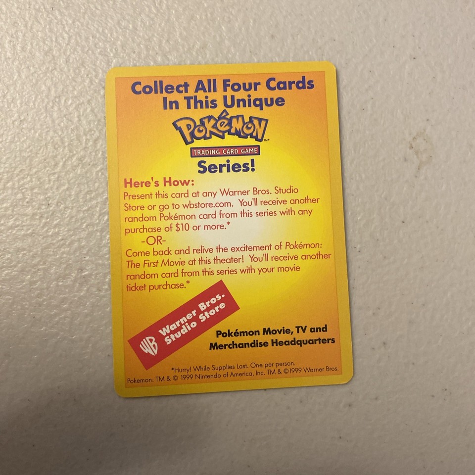 Catch Mew Promo Pokemon Card Pokemon Movie 1999 WOTC | eBay