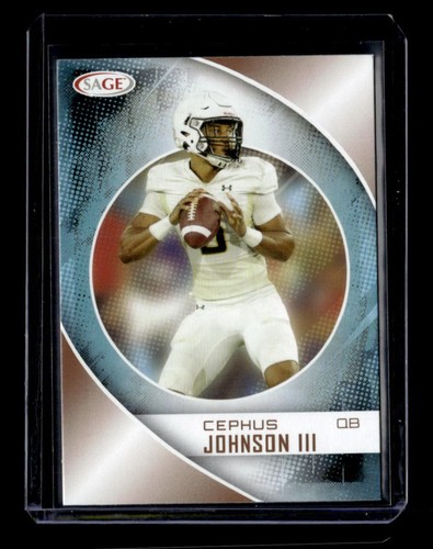 Cephus Johnson 2023 Sage GOLD #156 Southeastern Louisiana Lions ROOKIE ...