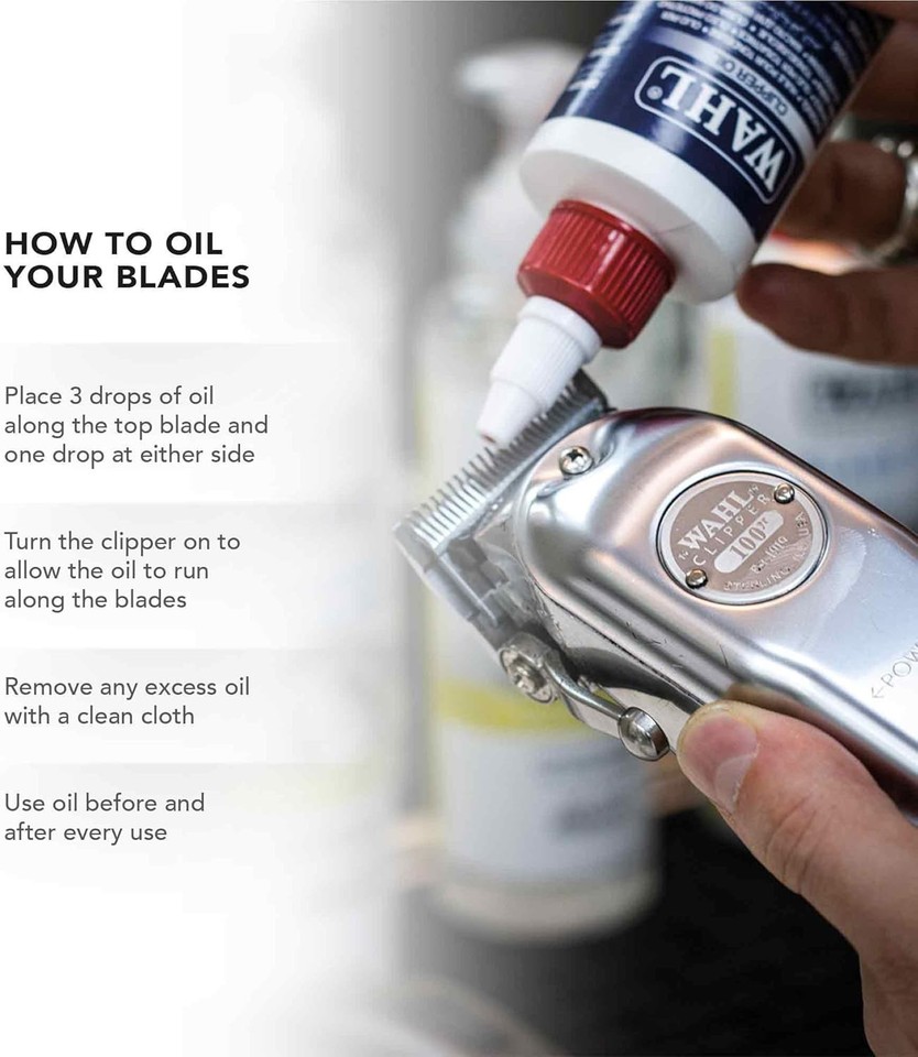 Wahl Clipper Oil, Blade Oil for Hair Clippers, Beard Trimmers and ...