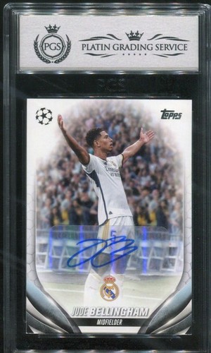 Jude Bellingham Real Madrid – Inserted Auto – Topps UCL Card – PGS ...