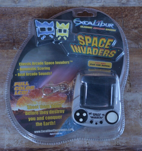 Excalibur Space Invaders Keychain New in Plastic 2003 | eBay