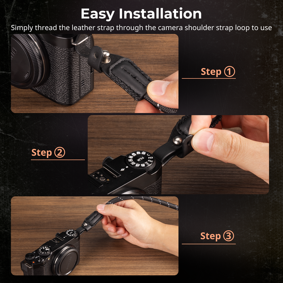 SmallRig Adjustable Braided Shoulder Strap, Camera Neck Shoulder Strap ...