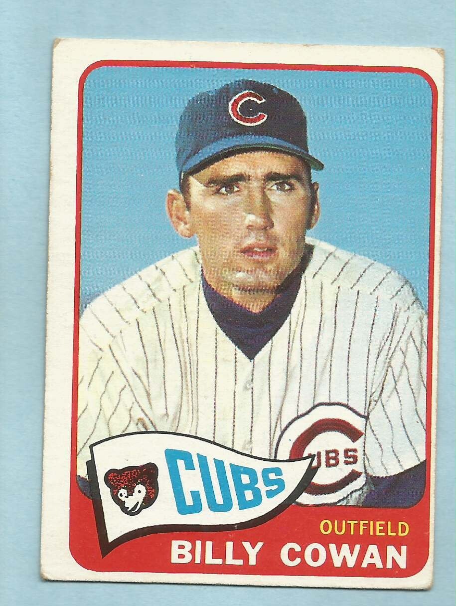 1965 Topps Baseball Billy Cowan #186 Chicago Cubs EX **3 | eBay