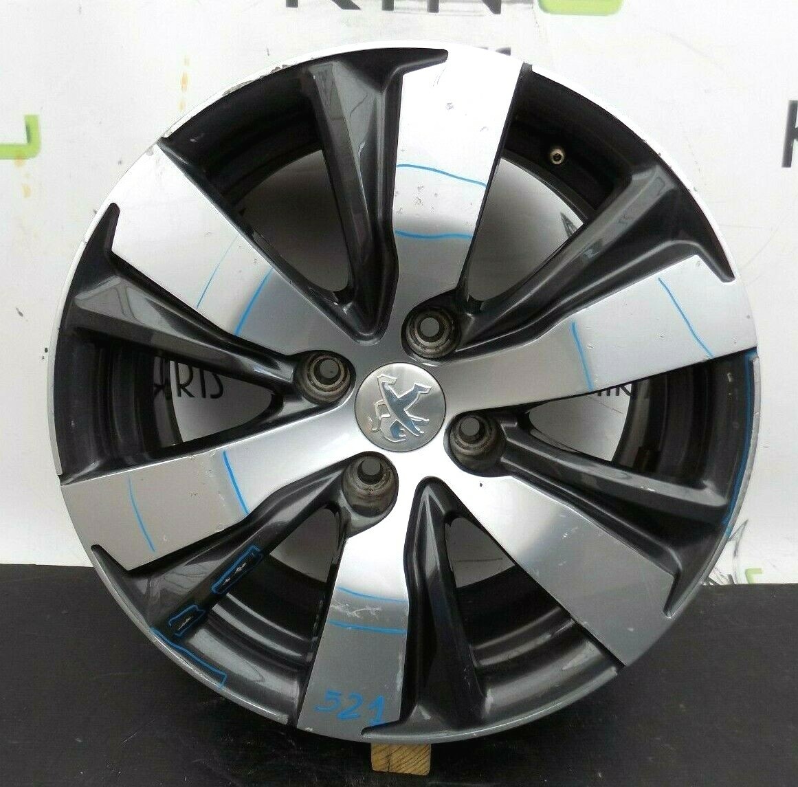 PEUGEOT 2008 6 SPOKE 16'' INCH ALLOY WHEEL RIM 6.5J X16 CH4-20 ...