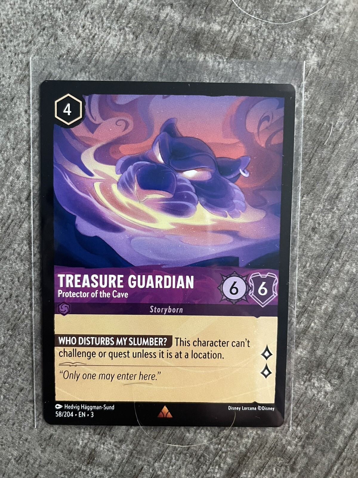 Lorcana Treasure Guardian - Protector of the Cave (58/228) Into the ...