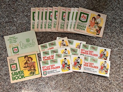 23 Vintage S & H GREEN STAMPs 4 Types 1 from Diamonds Dept. Store ...