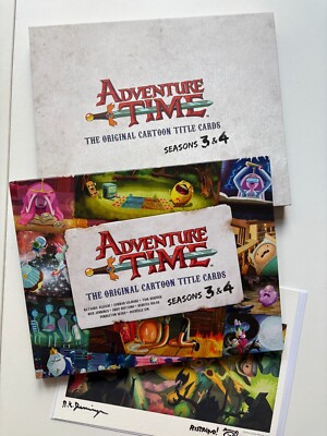 SIGNED Adventure Time the Original Cartoon Title Cards Vol 2 Limited ...