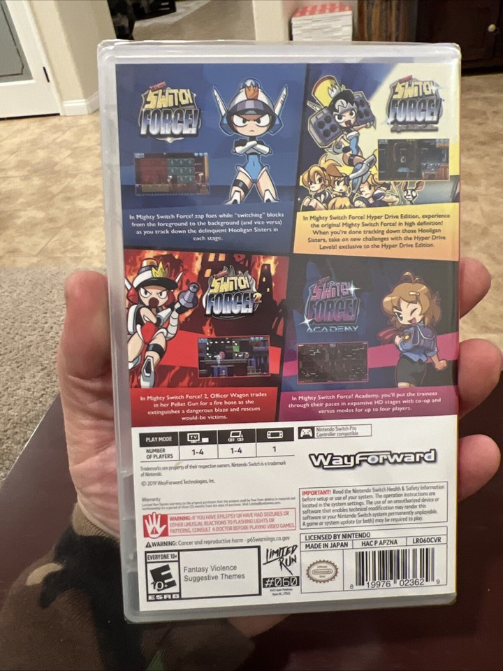 Mighty Switch Force Collection (Nintendo Switch, 2020) Limited Run ...