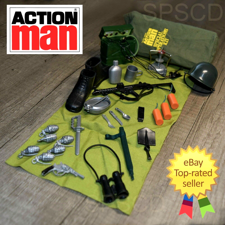 Action Man Vintage Palitoy 2nd Issue Special Operations Kit 1977-84 ...