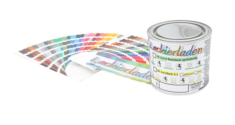 Autolack 0,5 Liter spritzfertig für Pantone 562C Teal Green 562C | 0,5L ...