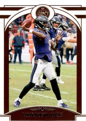 2020 Panini Legacy #12 Lamar Jackson Baltimore Ravens Card | eBay