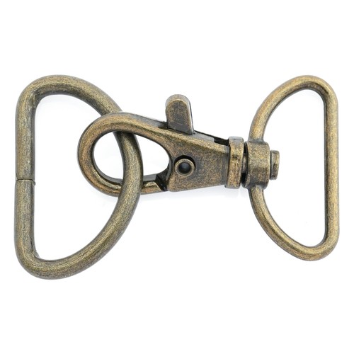 Swivel Trigger Snap Hooks 10-Pack Antique Brass Lobster Claw Clasps ...