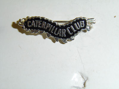 0251 WW2 US Army Air Force Navy Aviation Caterpillar Club Pin Silver ...