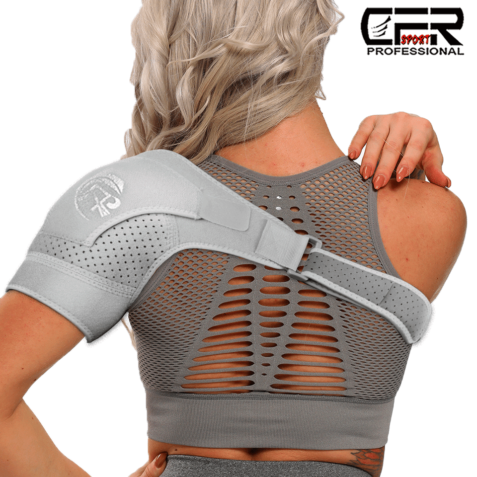 Shoulder Brace Rotator Cuff Pain Relief Support Sleeve Adjustable Belt ...