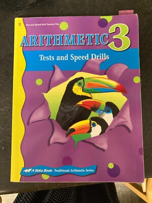Abeka Arithmetic 3rd grade Test and Speed Drills Teacher Key | eBay