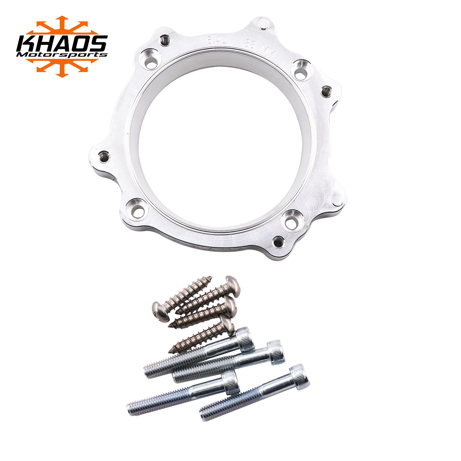 Hellcat Throttle Body Adapter 6.2 to 6.4 Intake Charger Challenger 88mm ...