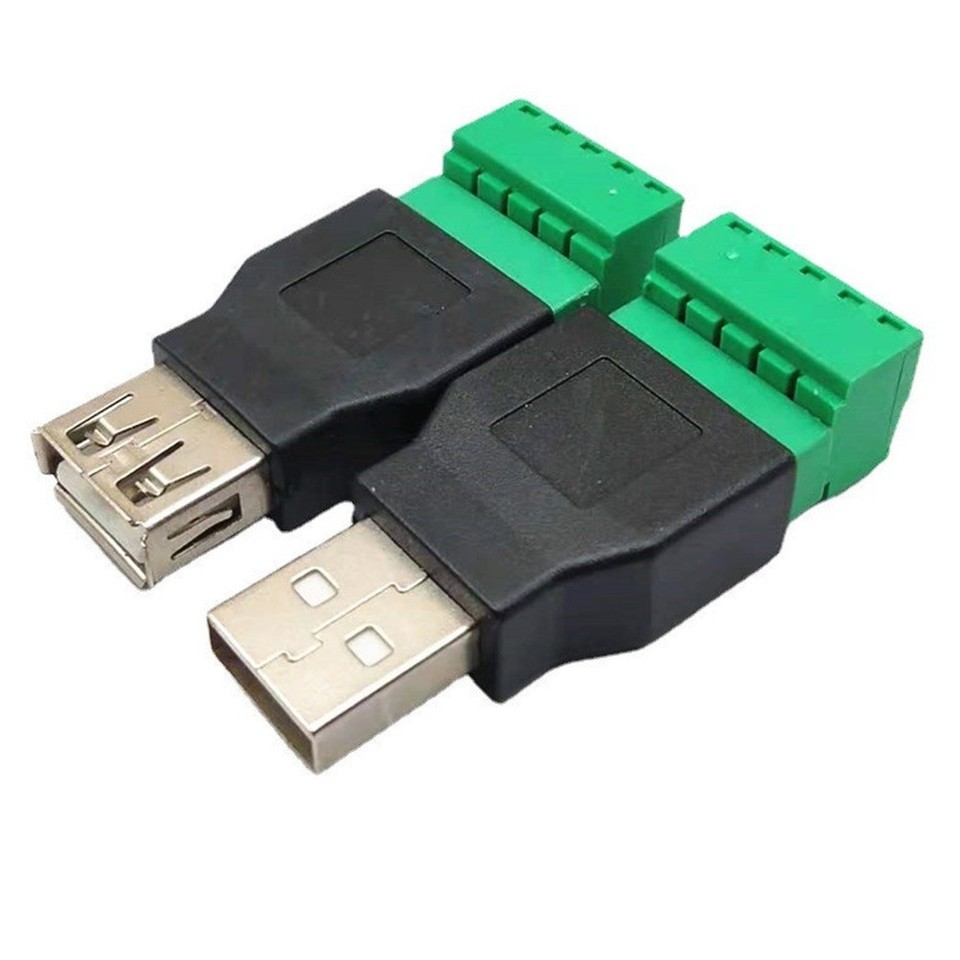 Shielded Connector USB Adapter Replacement Parts Terminal USB2.0 A-type ...