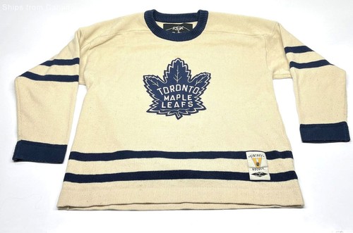 Reebok by Roger Edwards Toronto Maple Leafs Sweater - Size Large | eBay