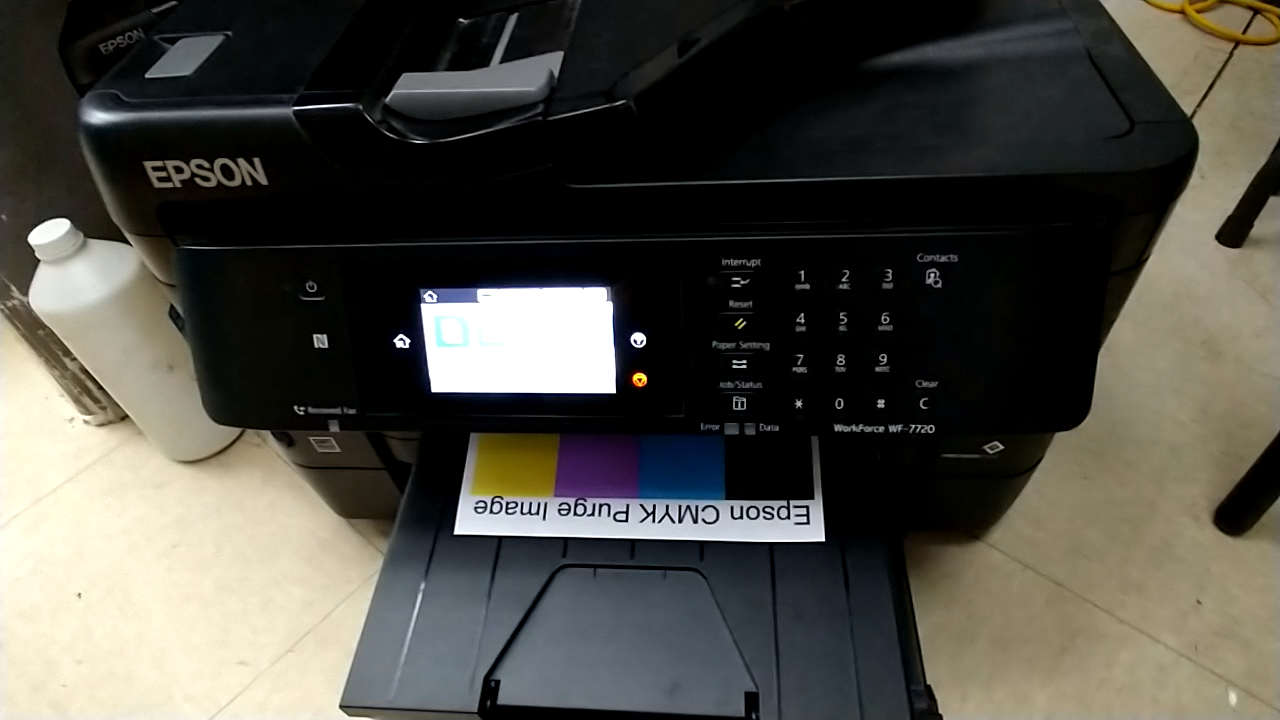 Epson Workforce WF-7720 Inkjet Printer Sublimation | eBay
